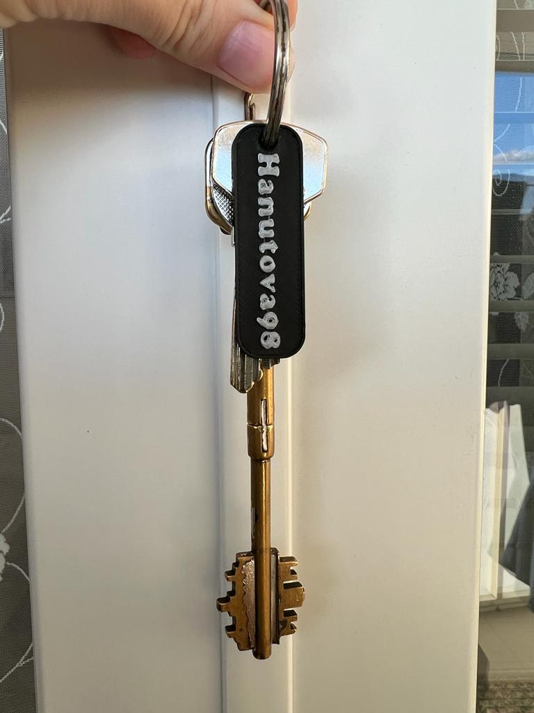 KeyTag - customable by Hanuto98 | Download free STL model | Printables.com