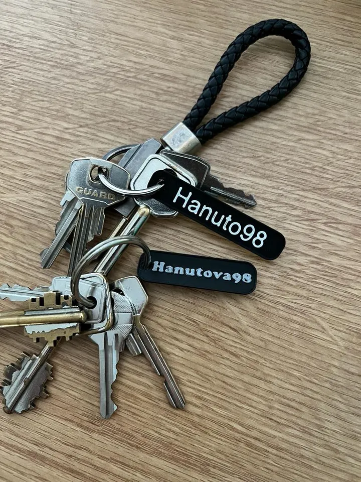 KeyTag - customable by Hanuto98 | Download free STL model | Printables.com