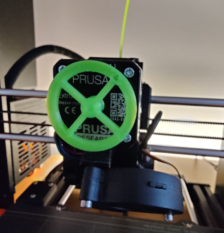Extruder Visualizer Wheel with Arrow by potsi | Download free STL model ...