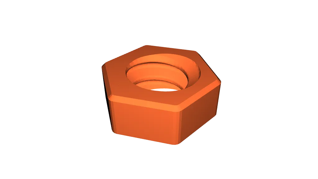 M10x35 screw + nut M10 and M5 by Frenko | Download free STL model ...