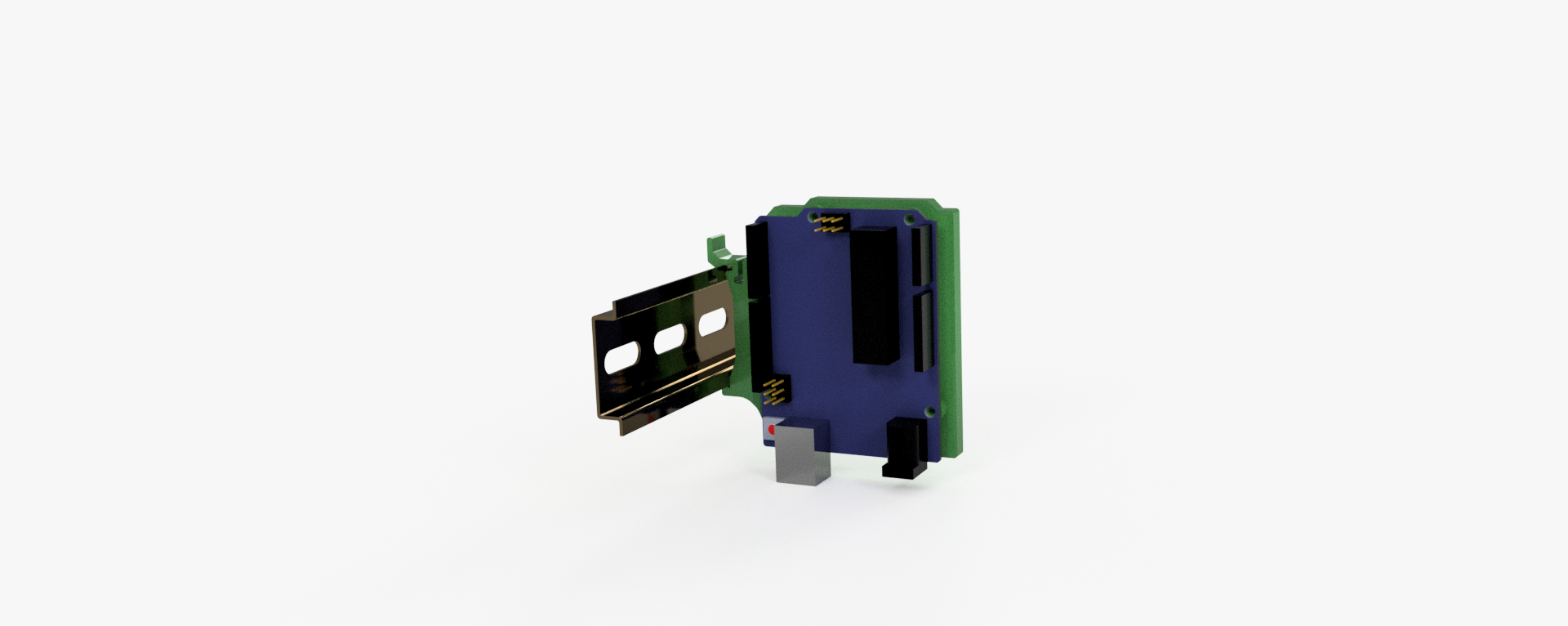 Arduino Uno Din Vertical Rail Mount By Manuel Download Free Stl Model