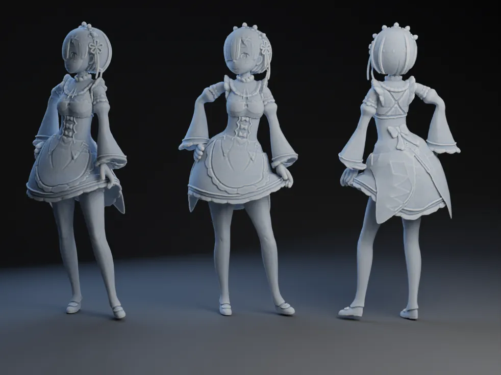 Rem - Re: Zero by Peter Farell | Download free STL model | Printables.com