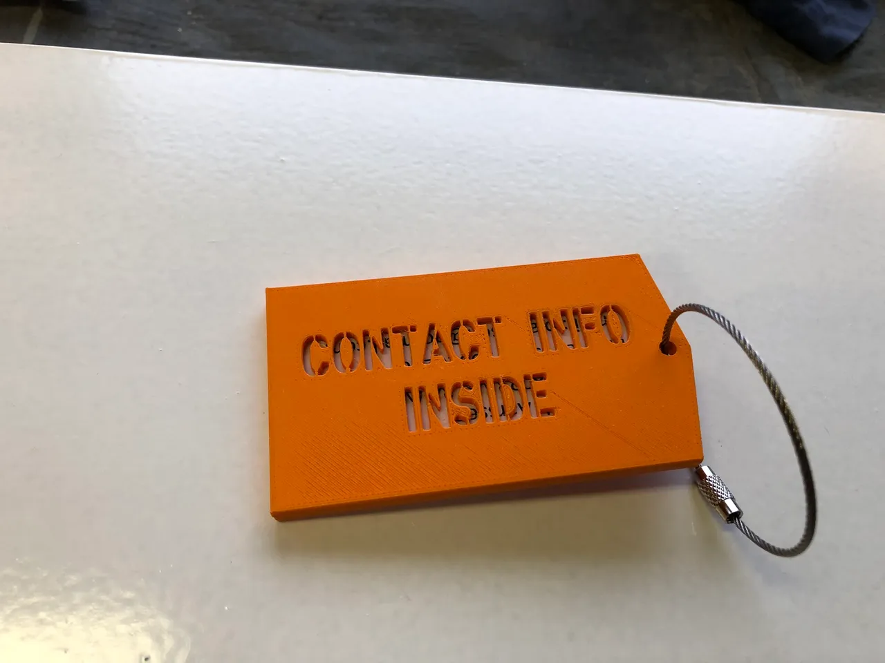 Luggage Tag by B3rT | Download free STL model | Printables.com