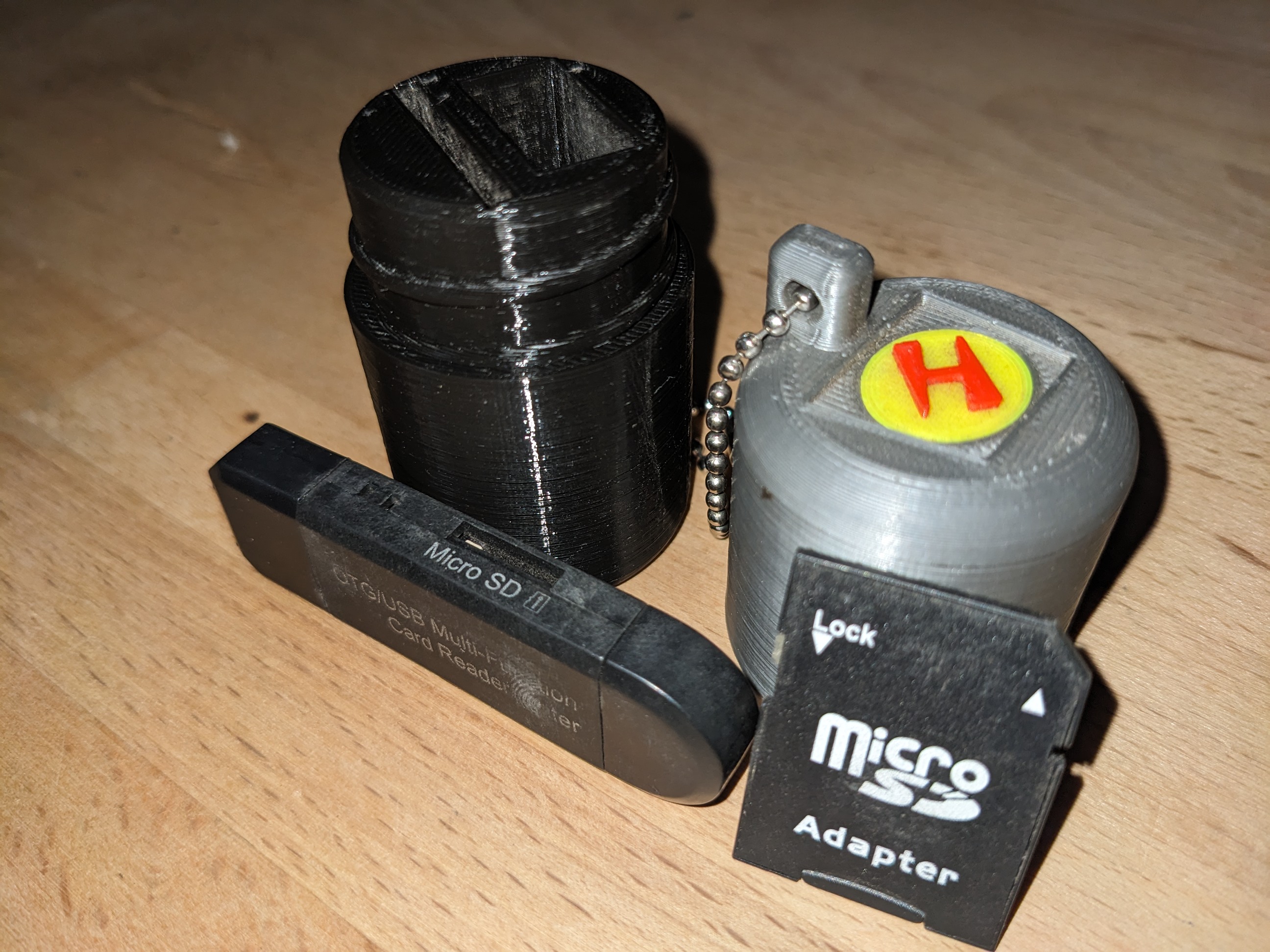 USB stick and SD card case by Fabrice PONÇOT | Download free STL model ...