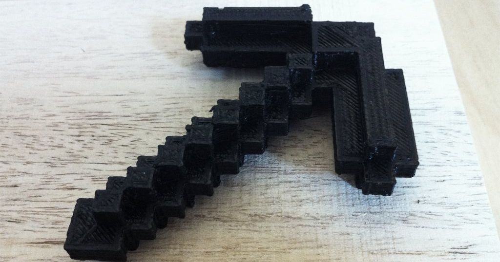 Minecraft 3D pickaxe by lcollomb | Download free STL model | Printables.com