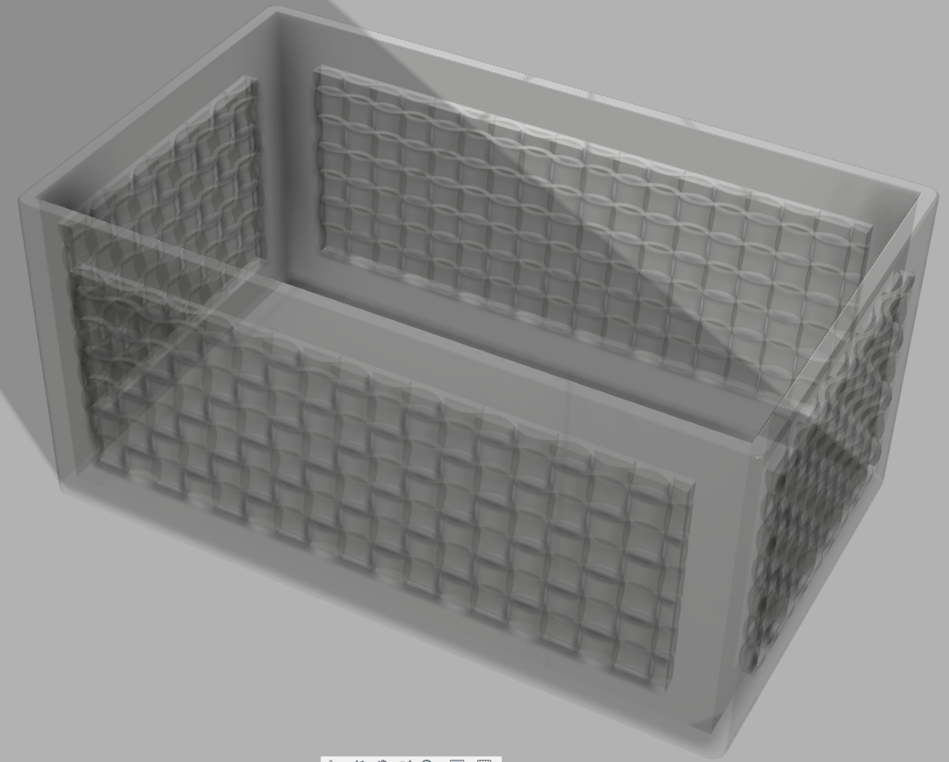 Box/tray with woven mesh structure 150 x 250 * 120 mm3 by JoVer ...