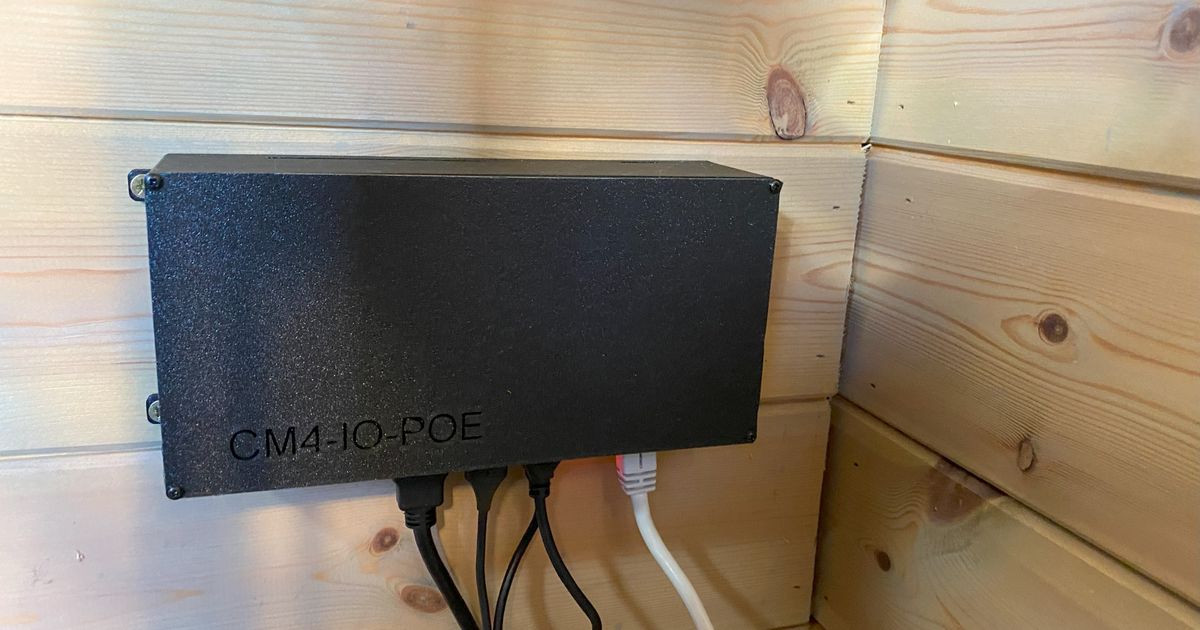 Waveshare CM4-IO-PoE Board Fan Case by mint_dulip | Download free STL ...