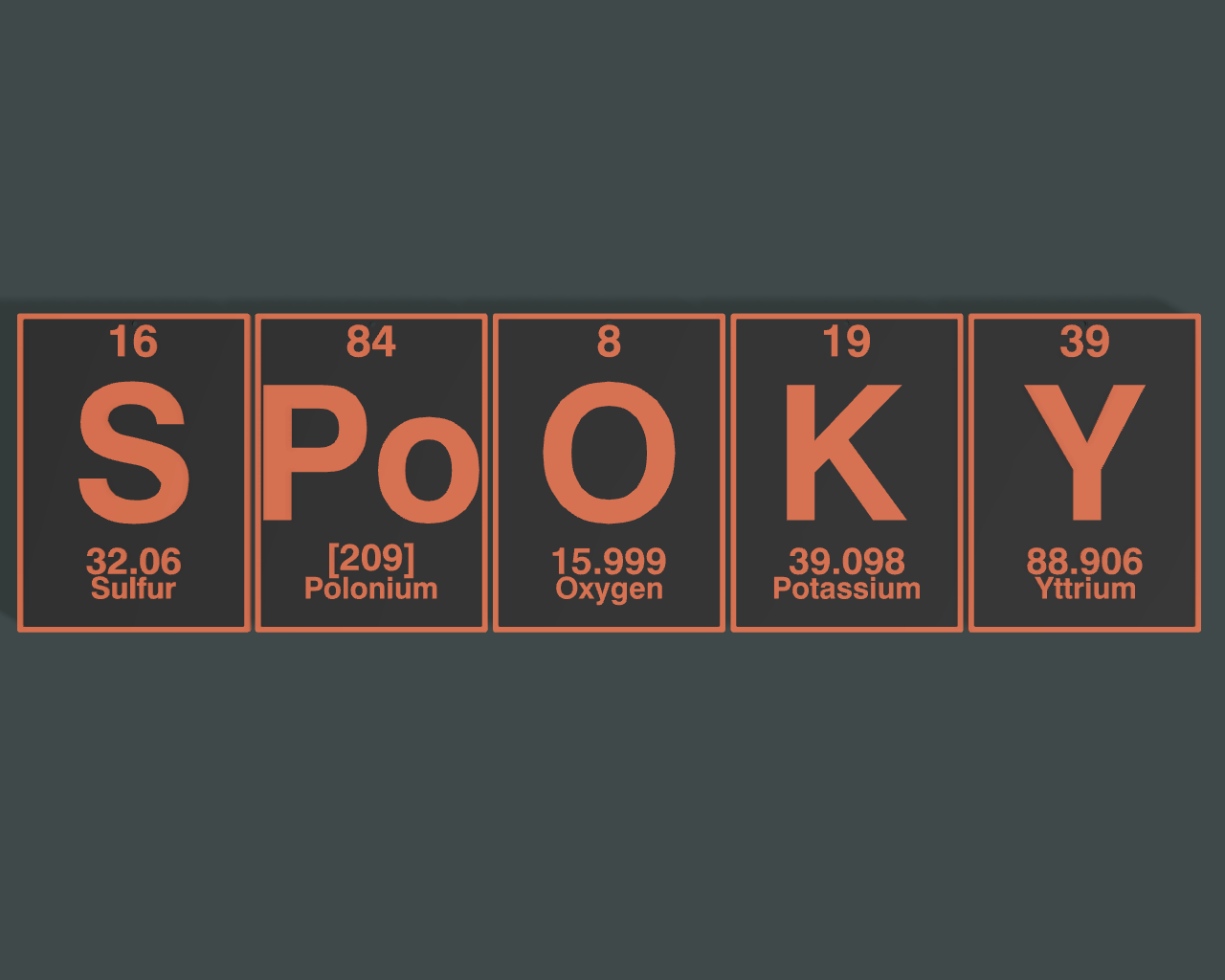 SPoOKY | Elements of the Periodic Table by Josh Carroll | Download free ...
