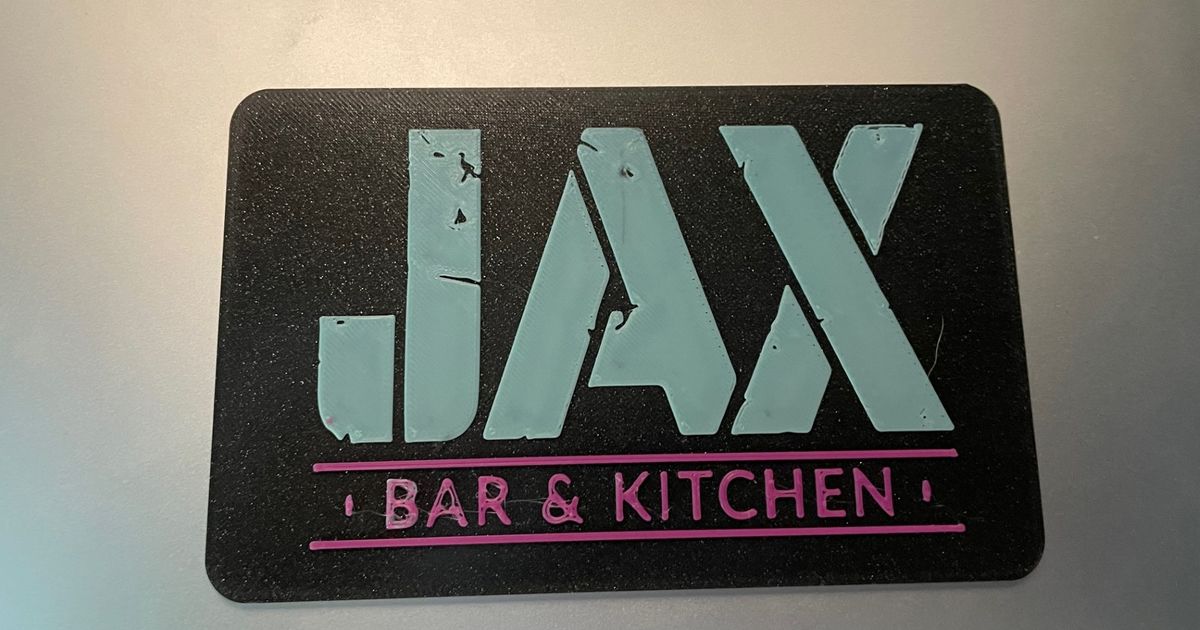 Jax logo by ZacheryTB | Download free STL model | Printables.com