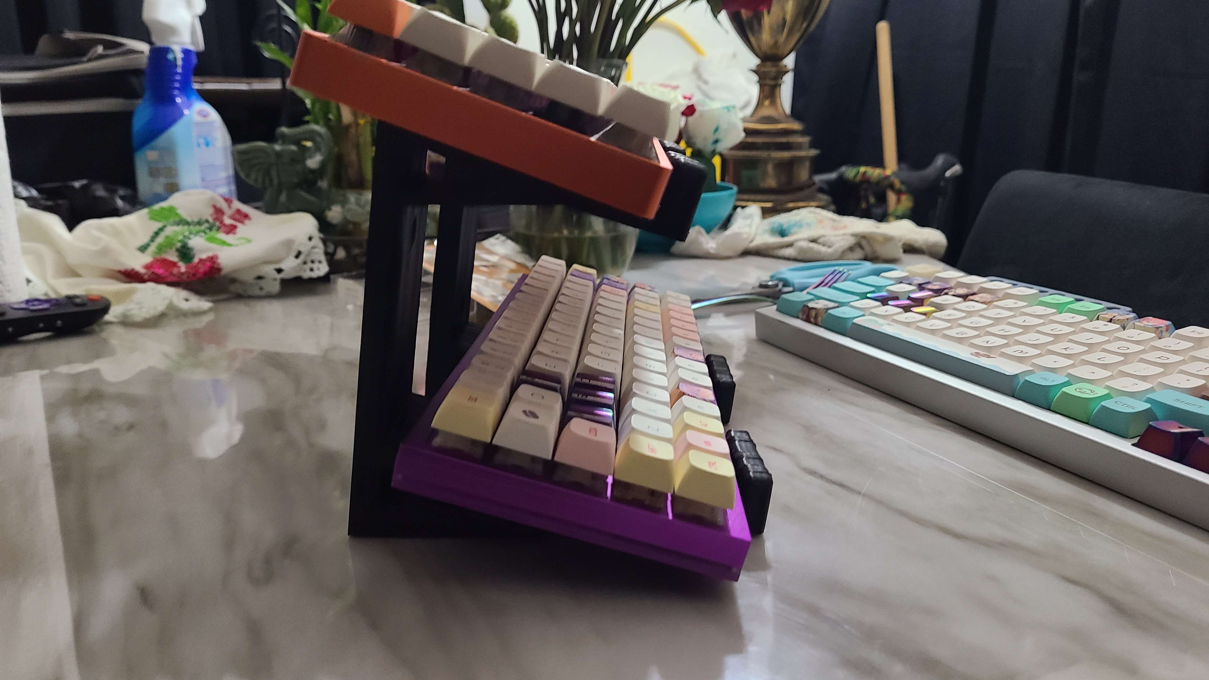 keyboard stand (wall mountable) by ontopathogenic | Download free STL ...