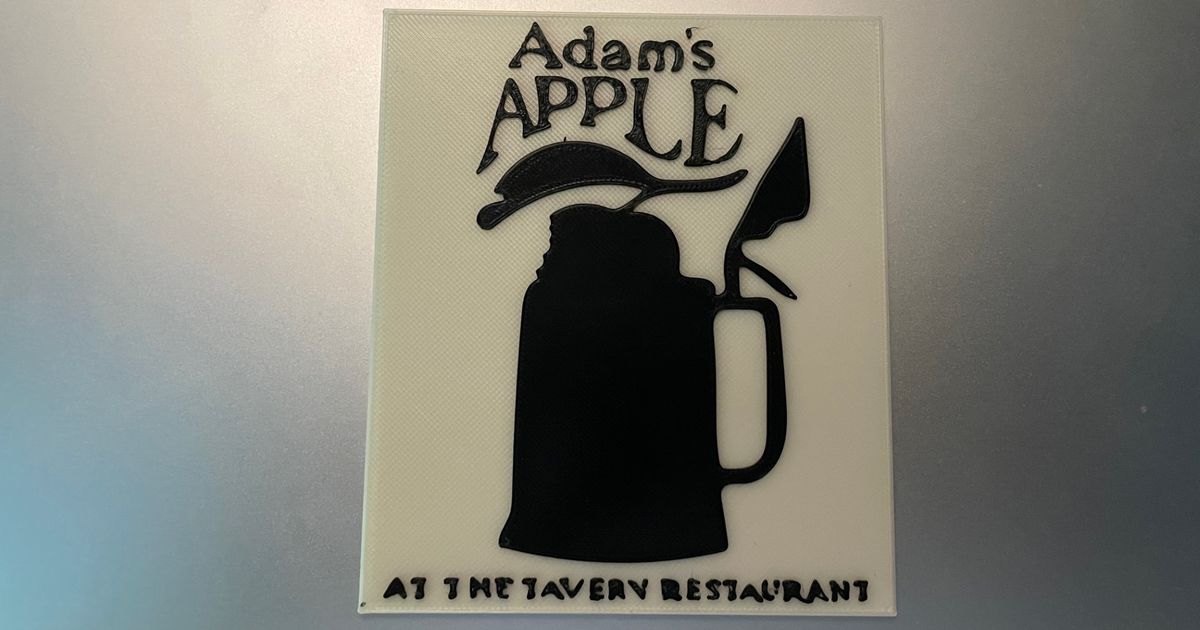Adam's Apple Logo by ZacheryTB | Download free STL model | Printables.com