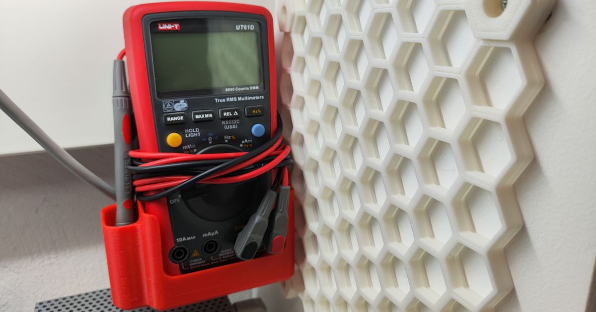 HSW Multimeter Holder Uni-T by createminds | Download free STL model ...