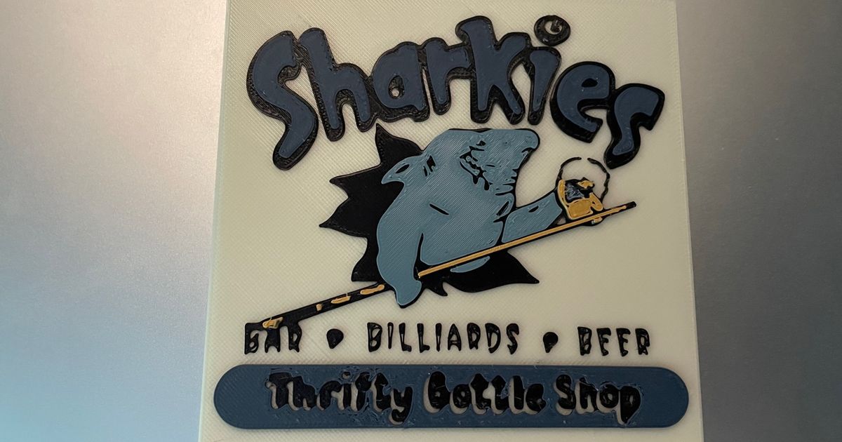Sharkies Logo by ZacheryTB | Download free STL model | Printables.com