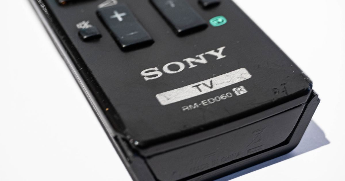 Sony RM-ED060 Remote battery cover by thefitthings | Download free STL ...