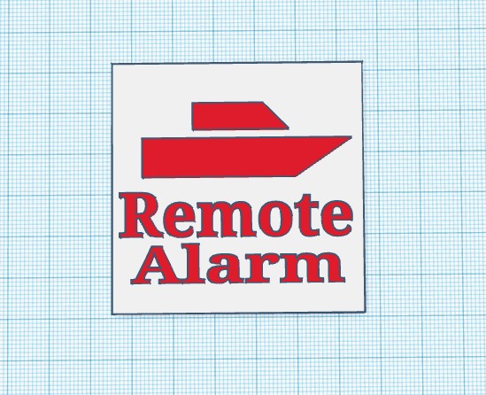 Boat Alarm Sign by 75echo | Download free STL model | Printables.com