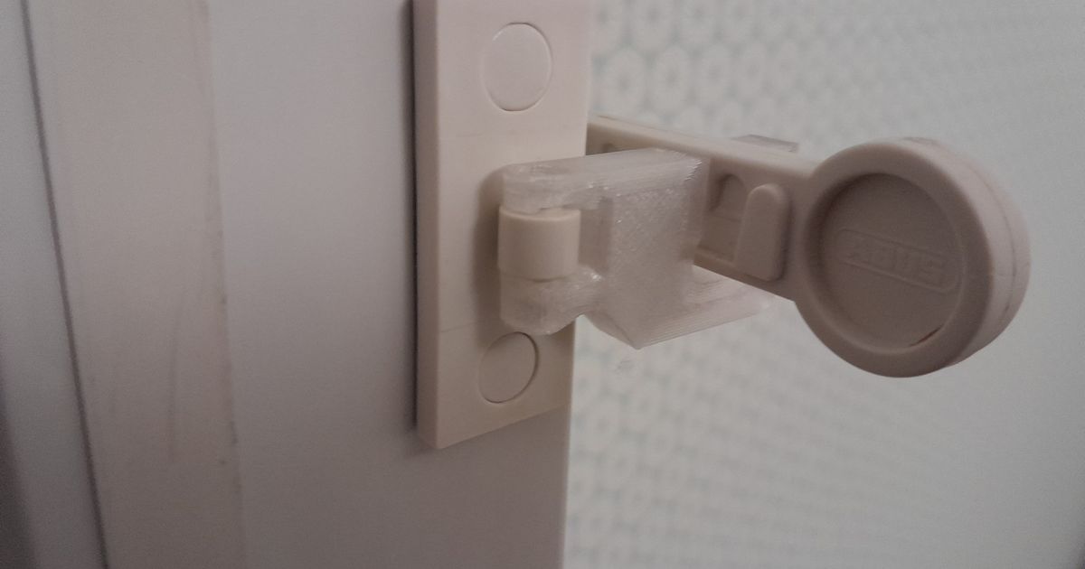 Replacement hook for ABUS Windows catch NINO (Entrebailleur ) by ...