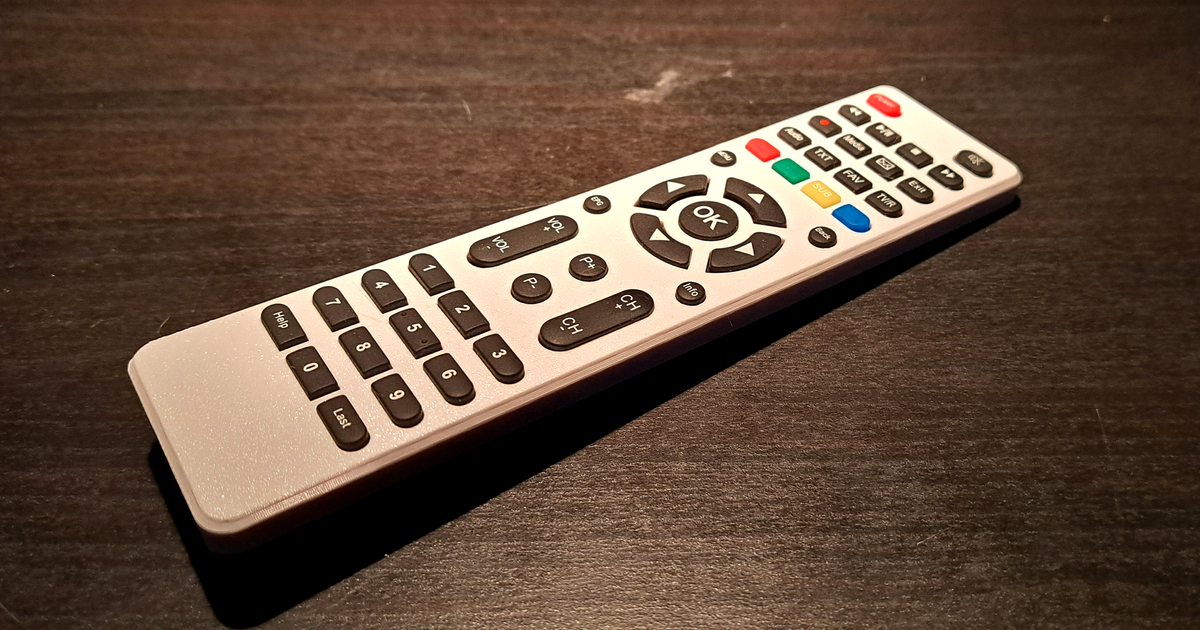 TV Remote Control Shell/Case (RC-28FX-2 V1.1) by Sedak | Download free ...