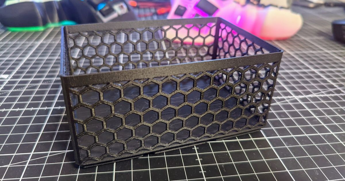 Gridfinity 2x3x6 Hex Bin by Keldor | Download free STL model ...