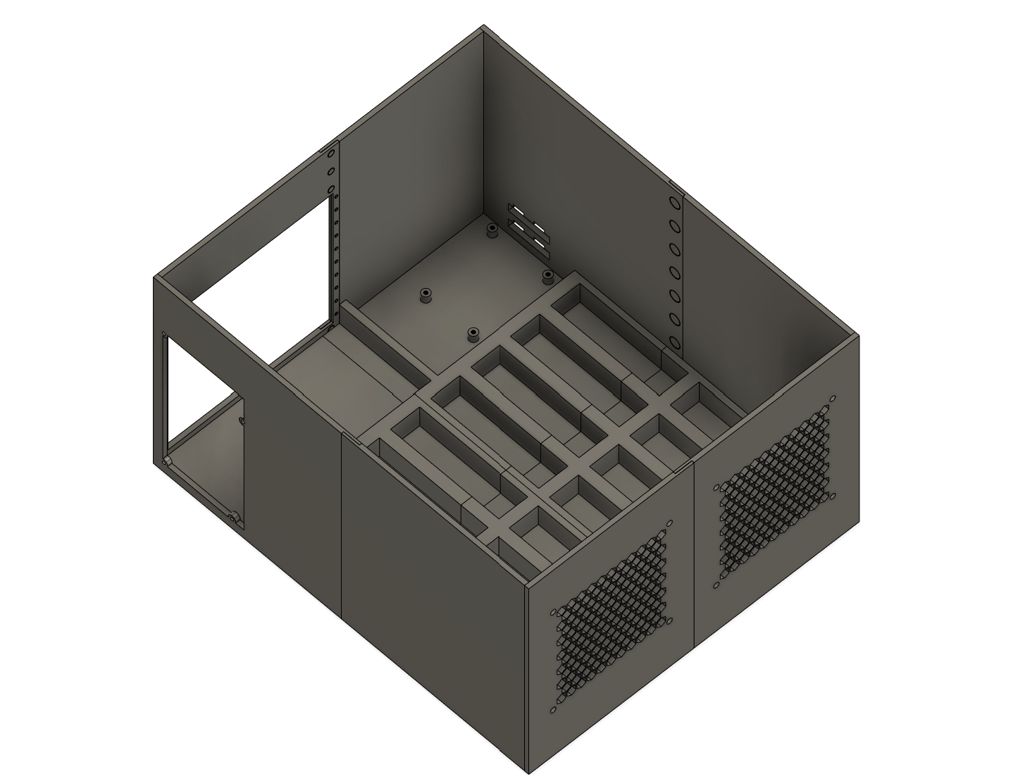 Hard Drive Enclosure for 16 Drives (JBOD/HBA) by FriedCheese | Download ...