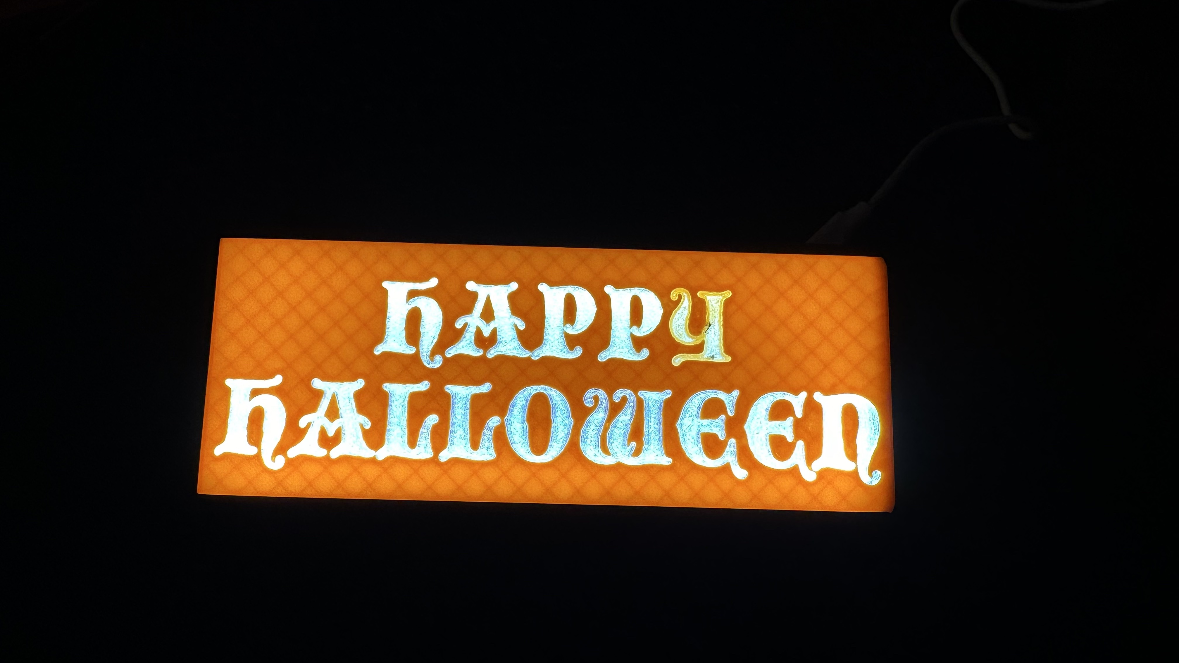 Happy Halloween Lightbox by CutMaster | Download free STL model ...