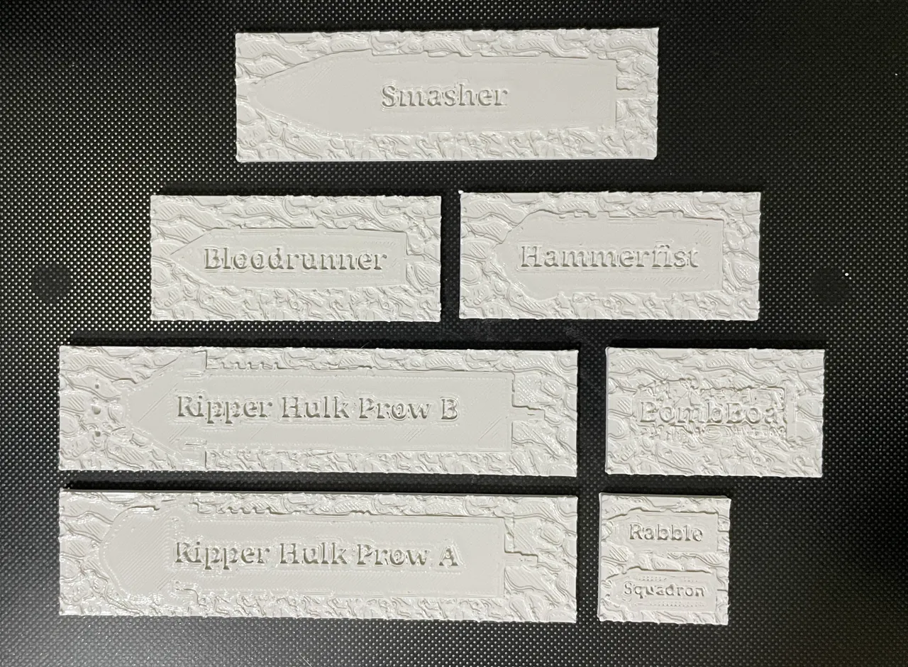 Mantic Armada Orc Fleet Sea Bases (Updated: 12/11/23) by TigerTone ...