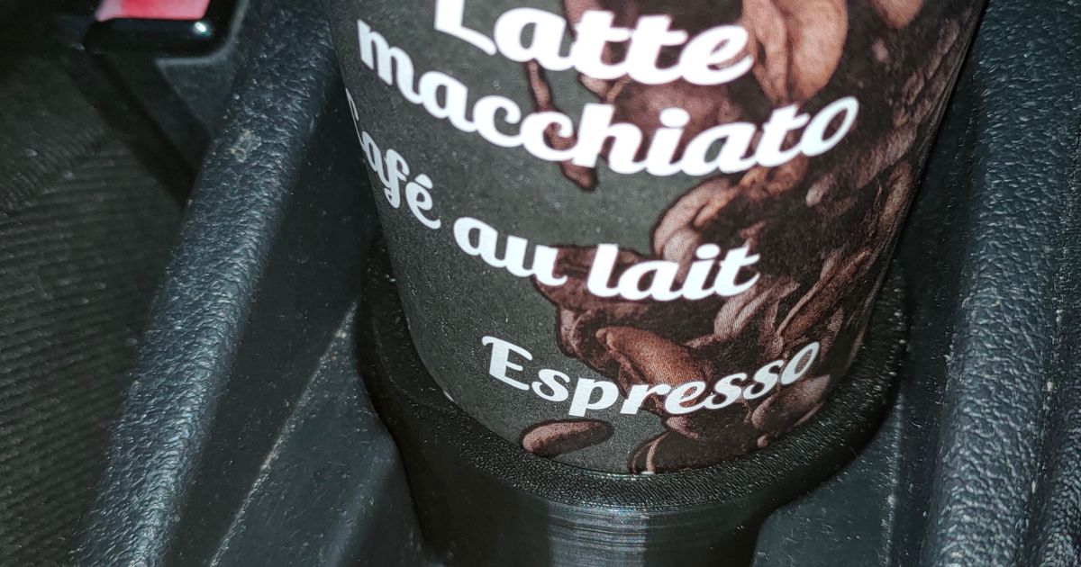 Cup holder reduction for Peugeot 308 I (2007-2013) by LMdesign ...