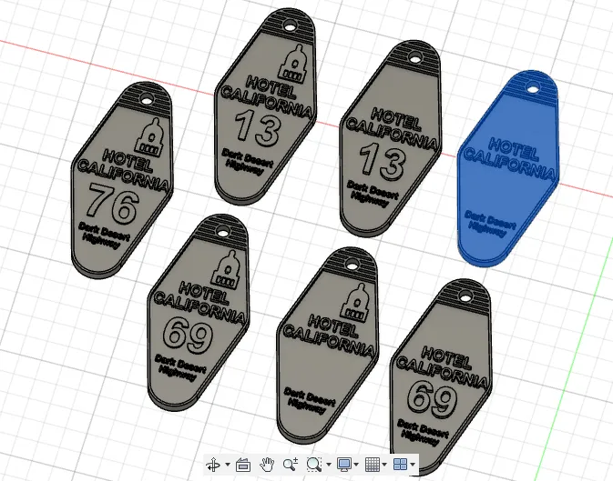 Hotel California Key Fob by Tom Anderson (The Real NEO) | Download free ...