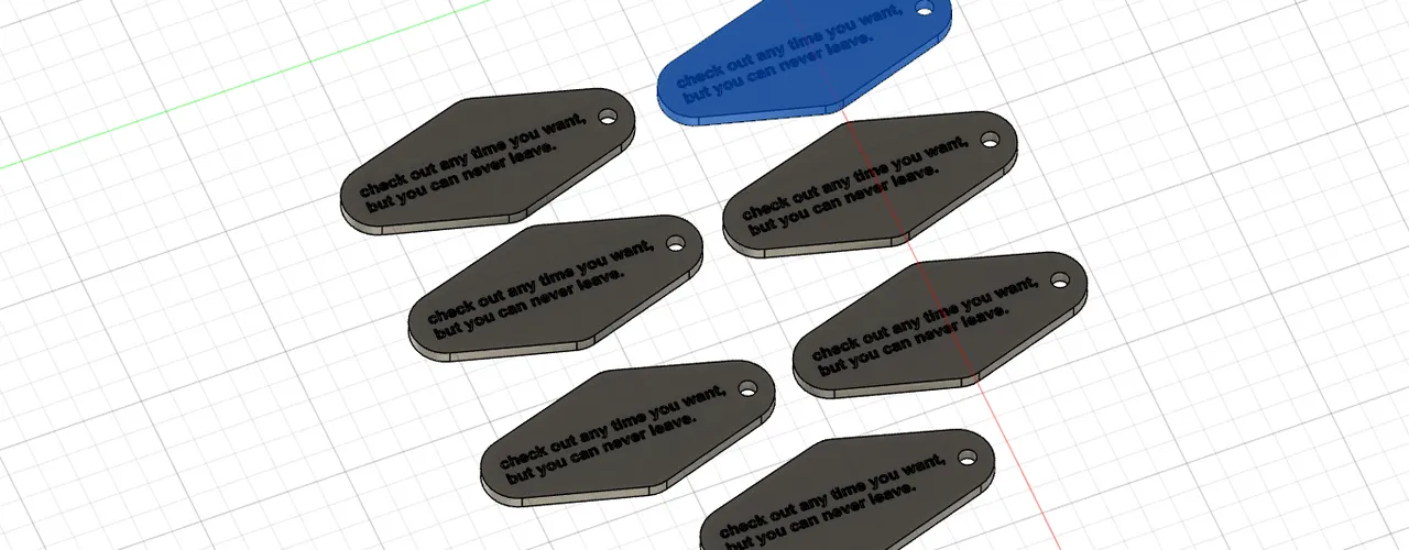 Hotel California Key Fob by Tom Anderson (The Real NEO) | Download free ...