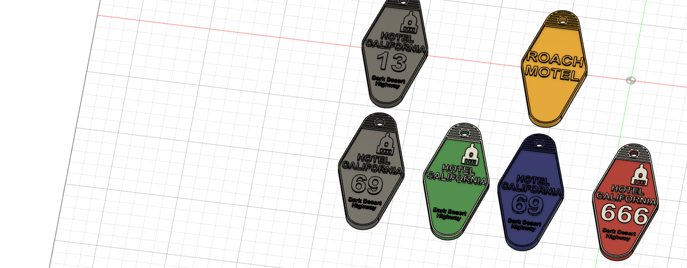 Hotel California Key Fob by Tom Anderson (The Real NEO) | Download free ...