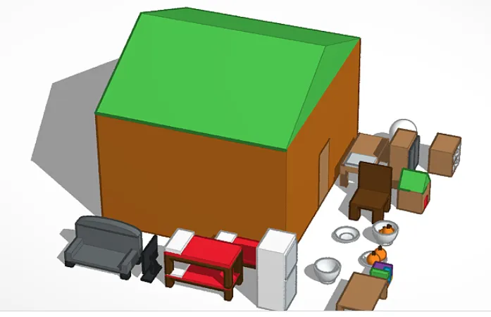 model house by lol-printer | Download free STL model | Printables.com