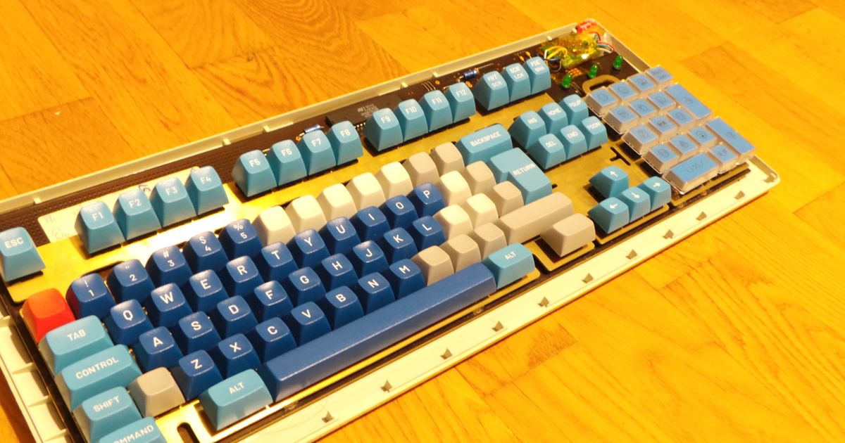 Plate for 1990 Cherry G80-3000 HAO (WKL) keyboard by ljhms | Download free STL model ...