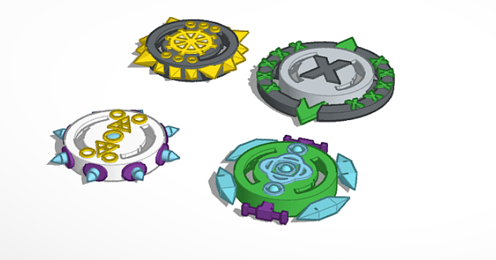 fan made burst beyblade by lol-printer | Download free STL model ...