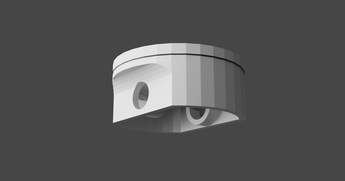 Piston Head by MarcusTheGamer | Download free STL model | Printables.com