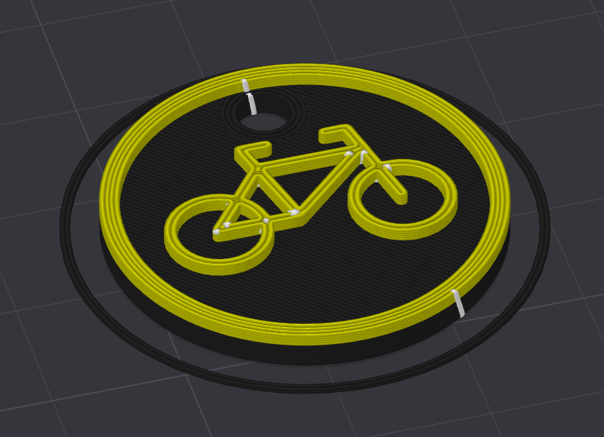 Bicycle key chain by mxp | Download free STL model | Printables.com