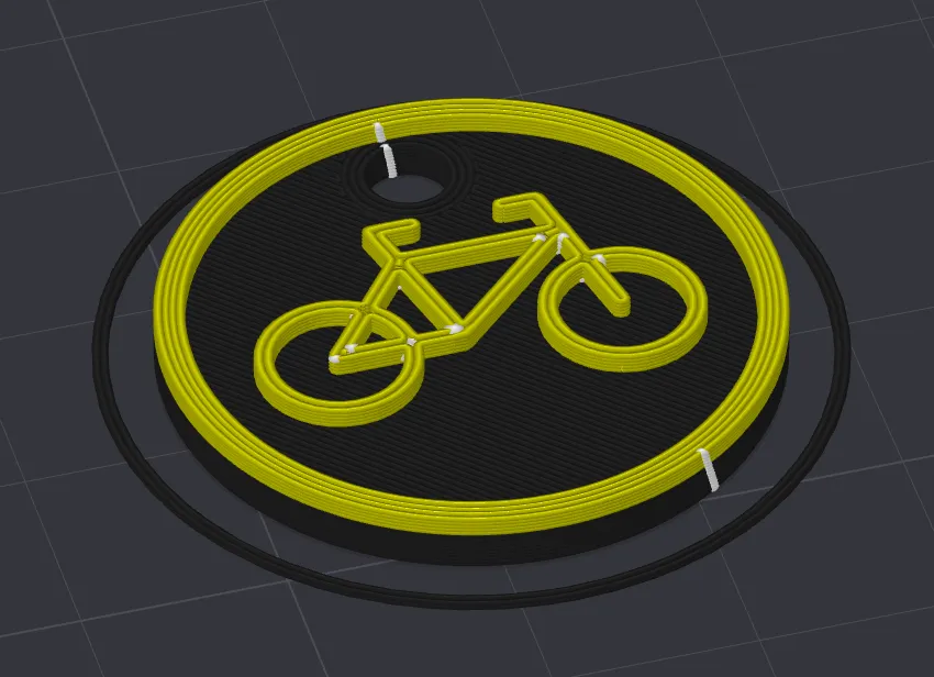 Bicycle key chain by mxp | Download free STL model | Printables.com