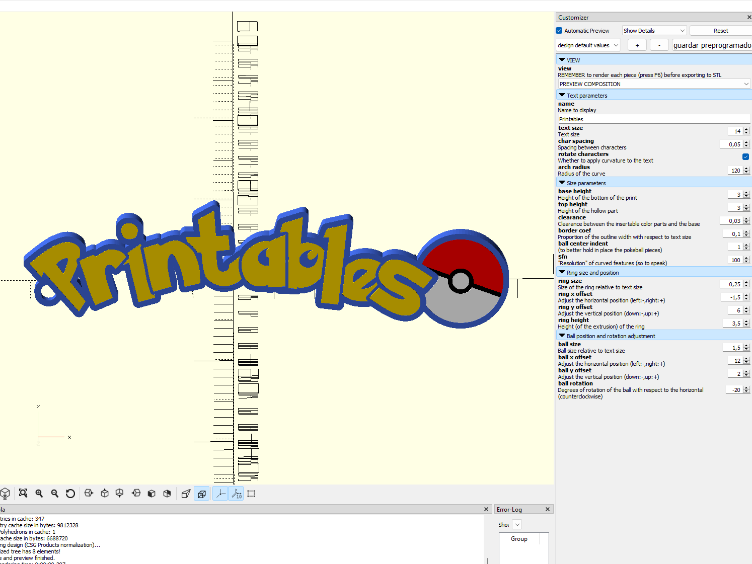 Customizable Pokemon Themed Nametag/Keyring (separate colors, not MMU ...