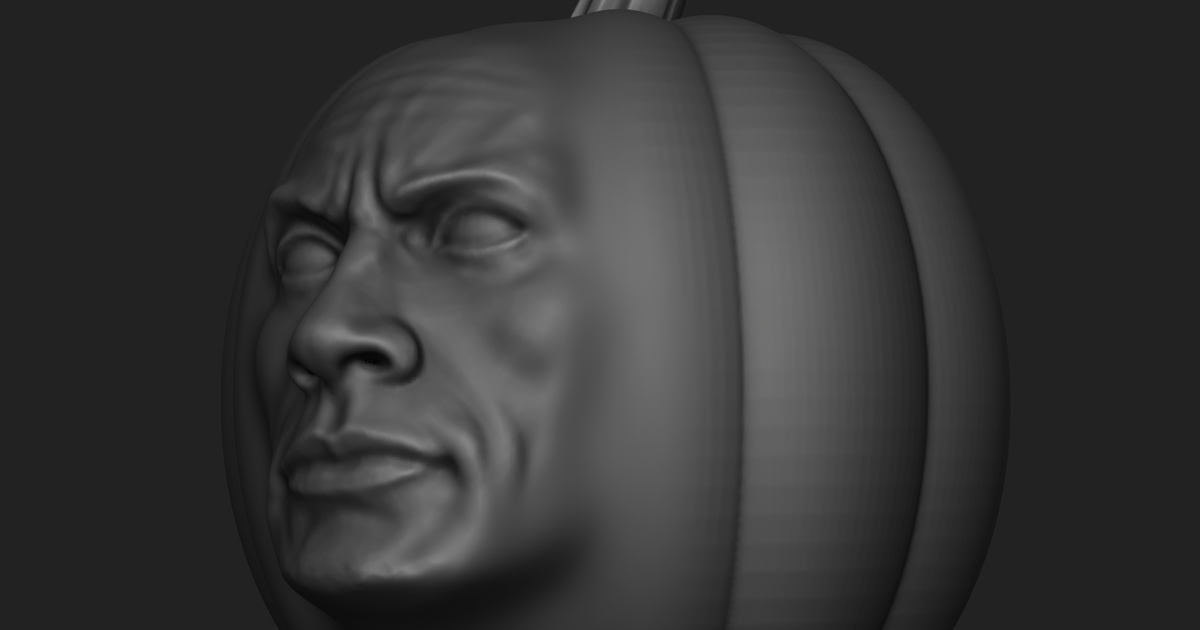 Rompkin (The Rock Pumpkin) by Howard600 | Download free STL model ...