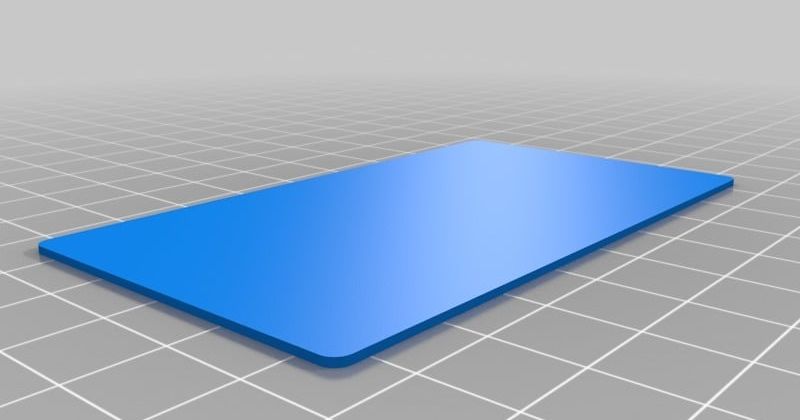 My Customized Business Card - Dual Extrusion by Django76 | Download ...