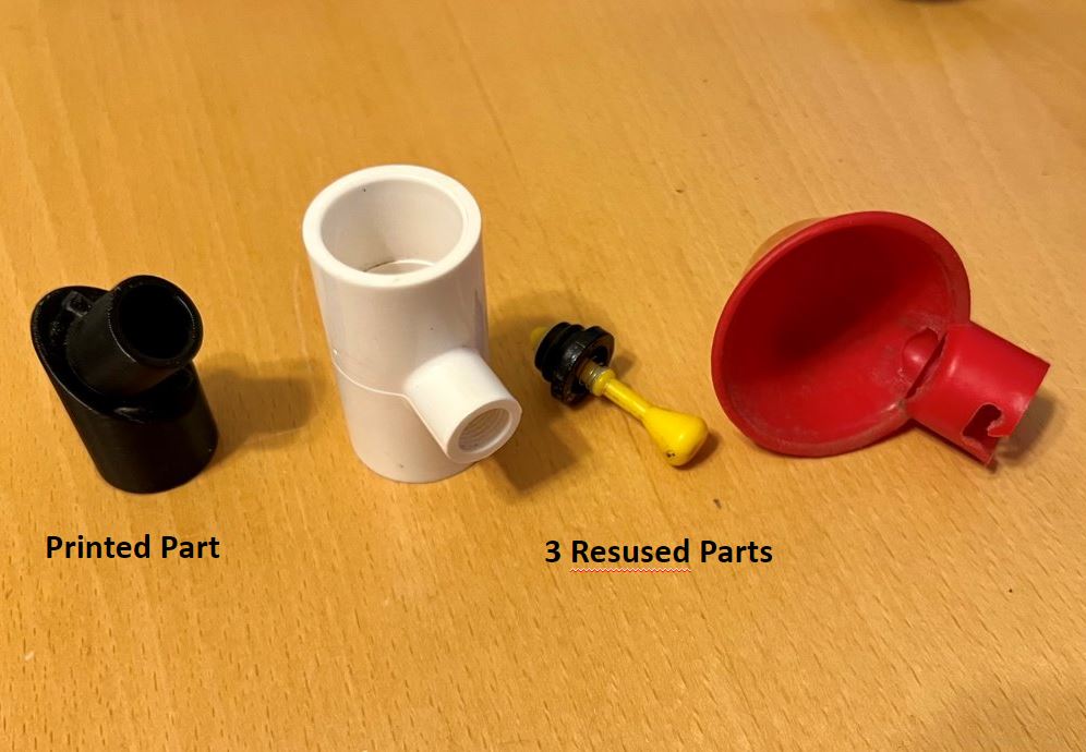 Chicken Water Cup Repair by JeffC | Download free STL model ...