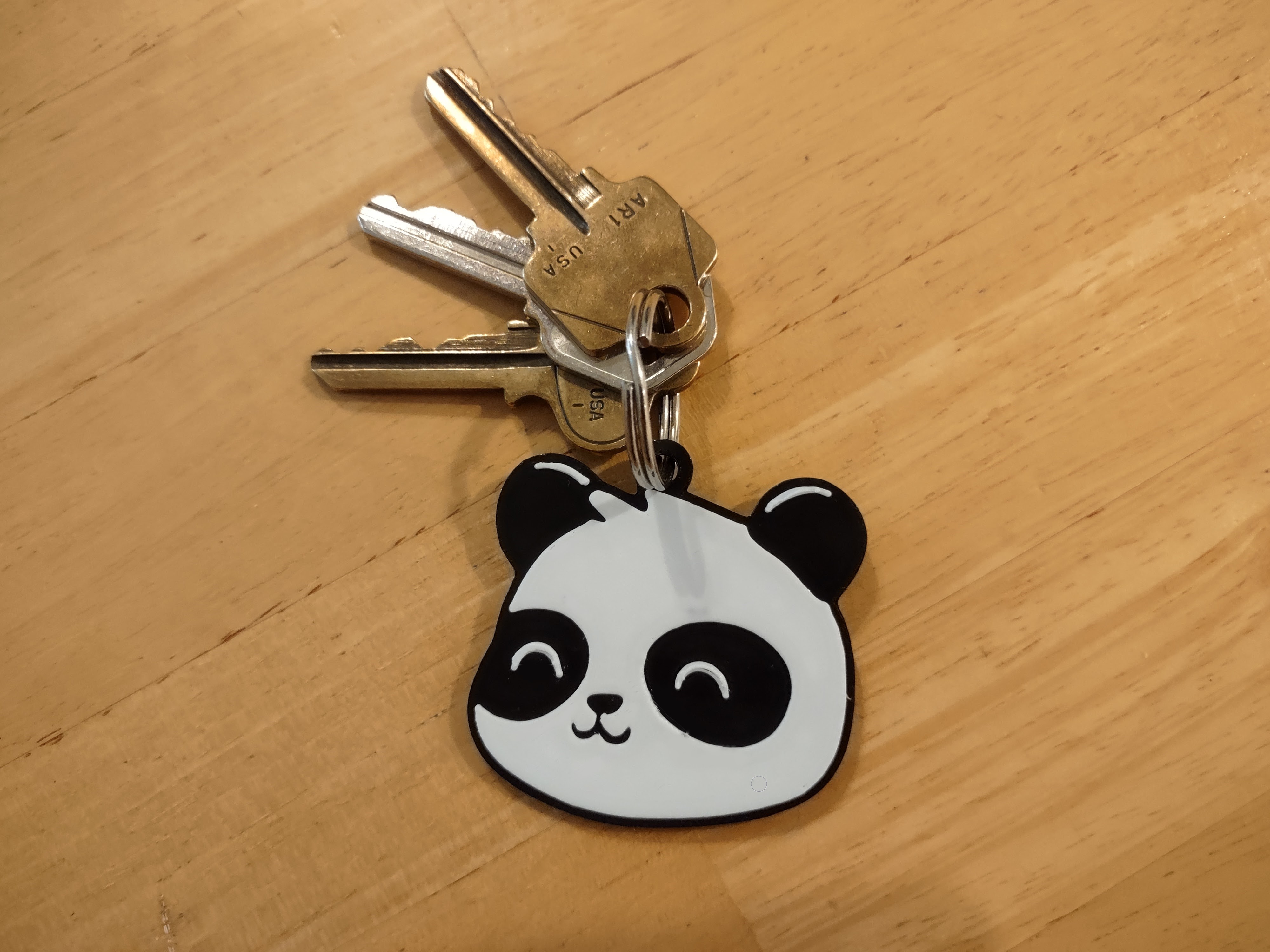 Happy Panda Keychain by Tony Ling | Download free STL model ...
