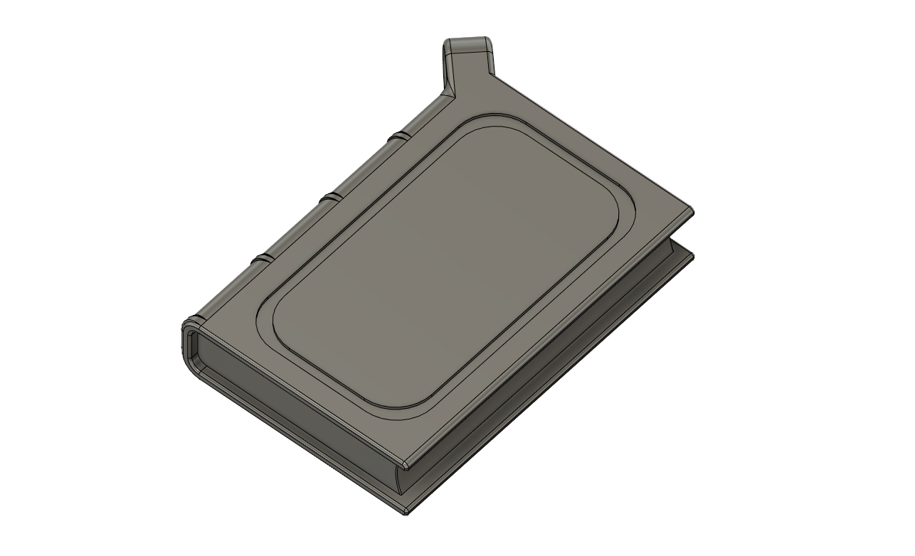 Book Keychain by Tyler Nielsen | Download free STL model | Printables.com
