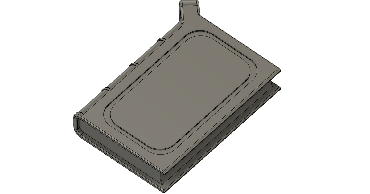 Book Keychain by Tyler Nielsen | Download free STL model | Printables.com