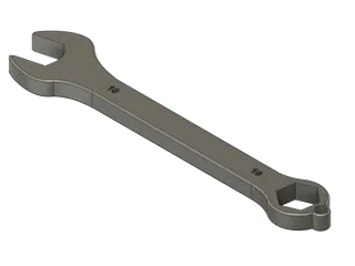 10mm Spanner Key Chain by Troy Stewart | Download free STL model ...