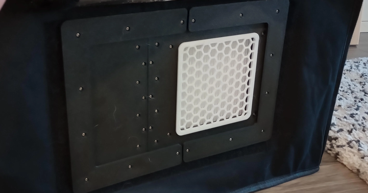 120mm Filter Block for Creality Enderplus 3D / Elegoo Neptune Enclosure ...