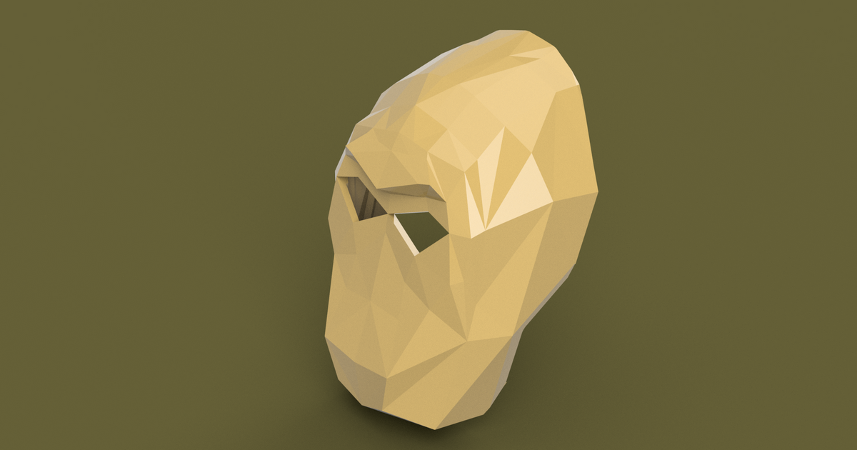 GORRILA TAG - MASK by k2thestank | Download free STL model | Printables.com