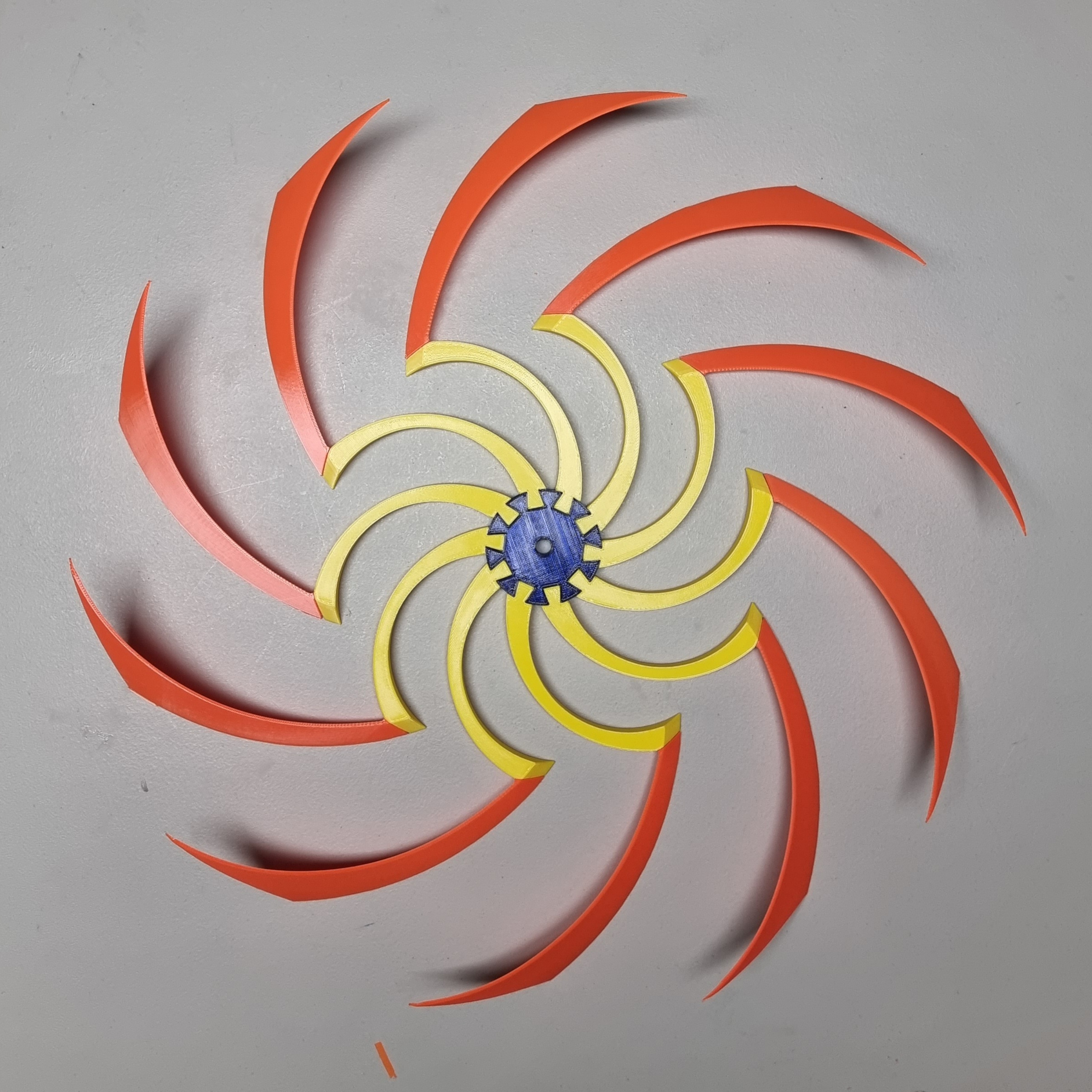 Optical Illusion wind wheel - EOS_01 (approx. 45cm / 17,7") - NO-GLUE version available by ...