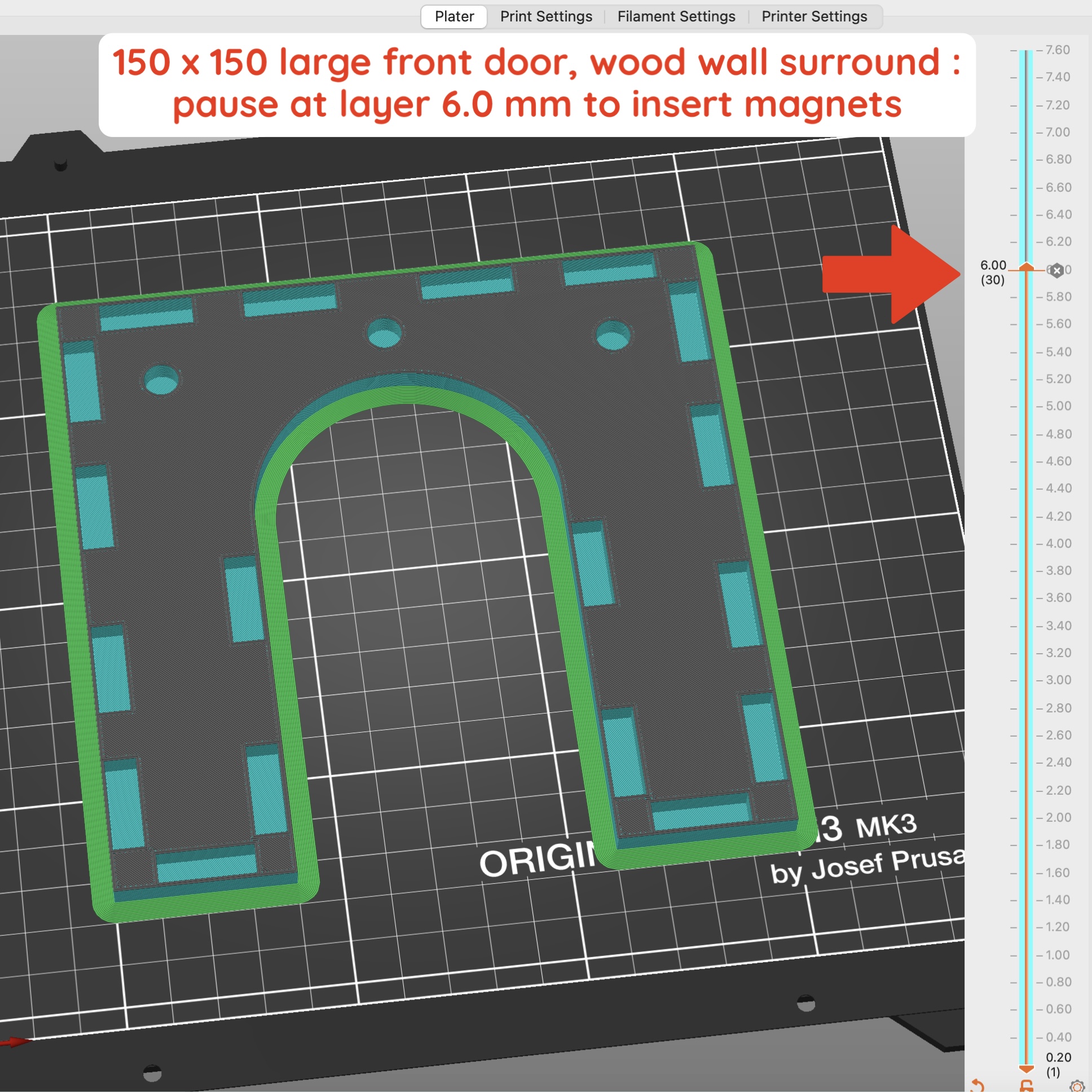 Magnetic Tiles Haunted House: Doors by 3DPmom | Download free STL model ...