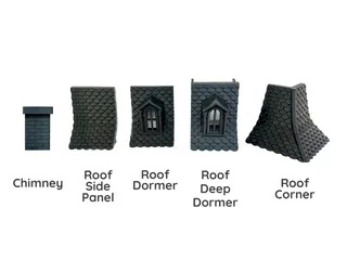 Magnetic Tiles Haunted House: Roof by 3DPmom | Download free STL model ...