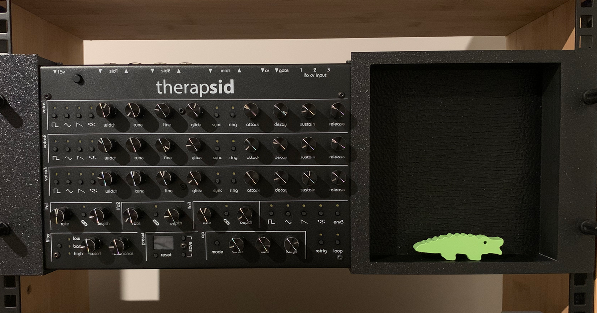 Therapsid Rack Mount Adapter by grawlinson | Download free STL model ...