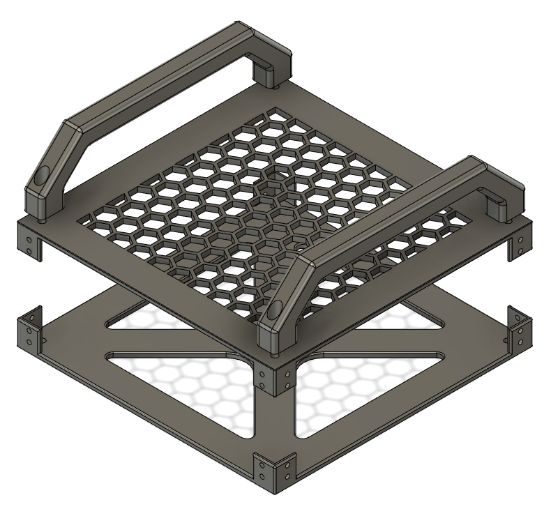 10" Server rack using 2020 extrusions by 463N7 | Download free STL ...